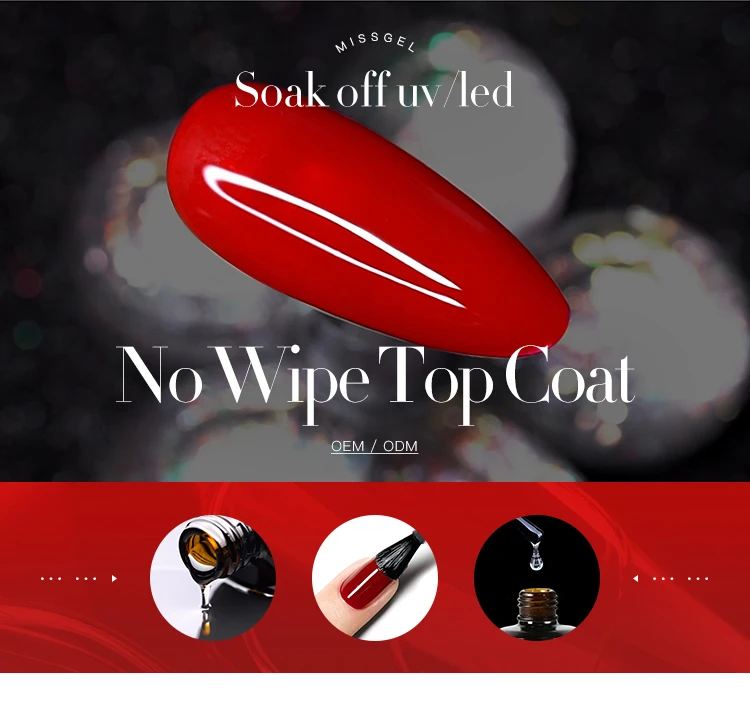 Clear Rubber Non Yellow Tempered Uv Nail Topcoat Customize Logo Nail ...