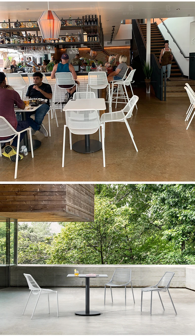 Bfp Commercial Restaurant Furniture Outdoor Dining Chair And Table Set ...