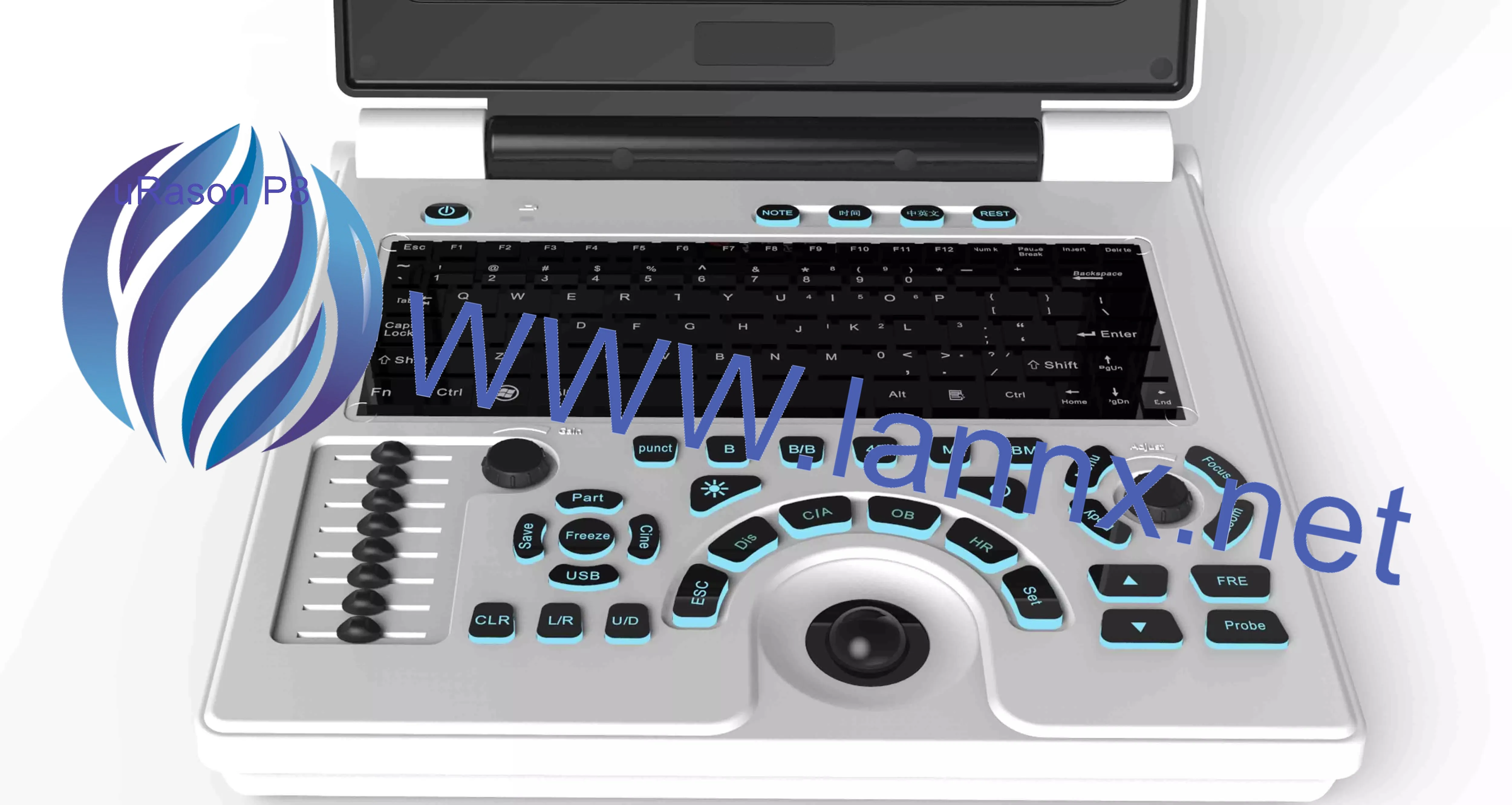 Lannx Urason N20 Medical Ultrasound Diagnostic System Cheapest Color Doppler Portable Ultrasound ...