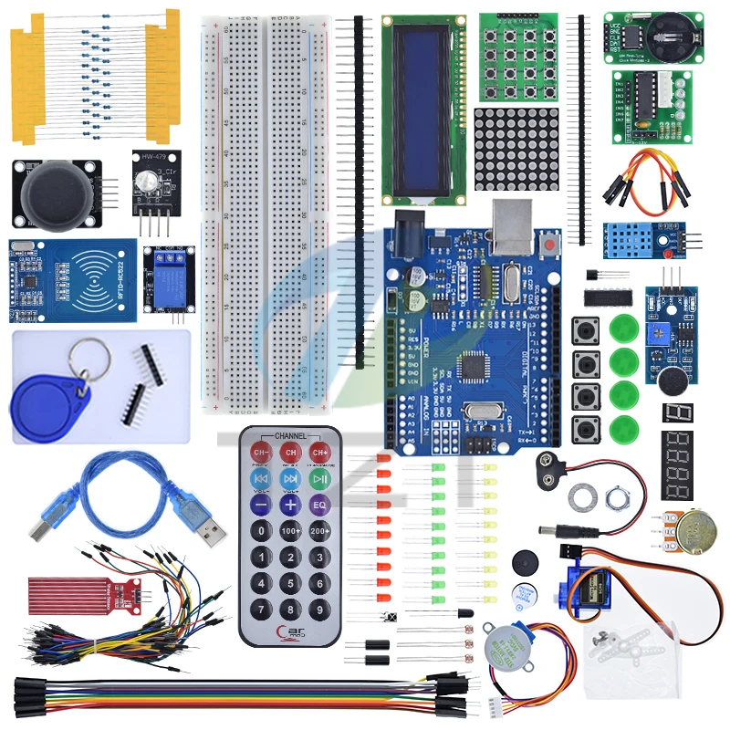TZT NEWEST RFID Starter Kit For Arduino Uno R3 - Uno R3 Breadboard and ...