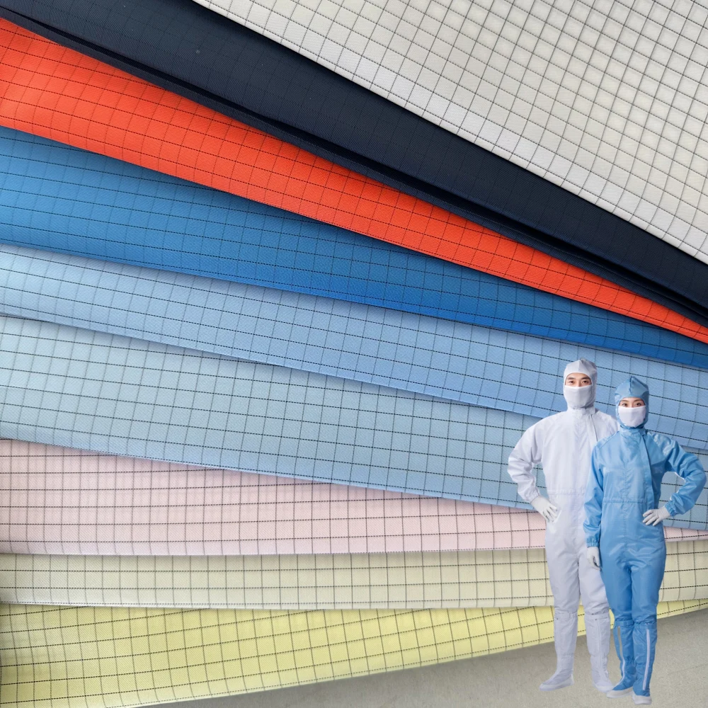 Canmax Cleanroom High Density Antistatic 5mm Grid Polyester Fabric Esd ...