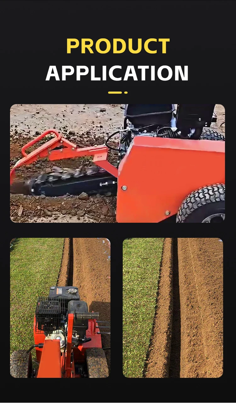 Rcm Quality Goods Mini Digger Trencher Chain Trencher Machine Orchard ...