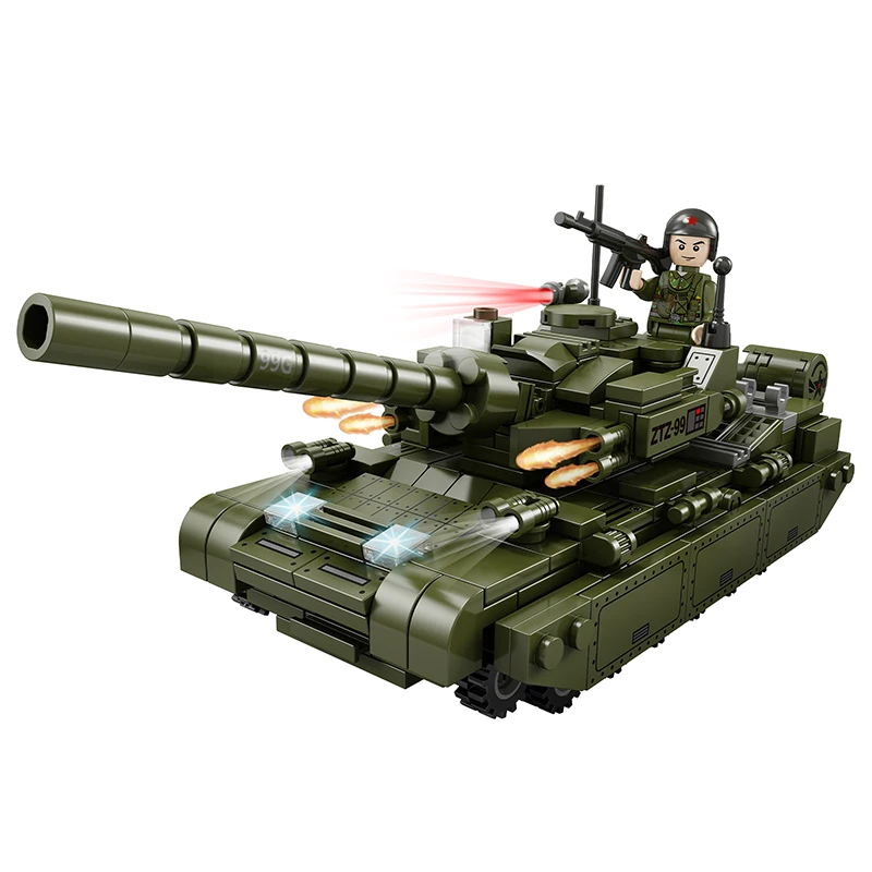 Cogo Super Assemble Bricks Educational Tank Building Blocks Toys For ...