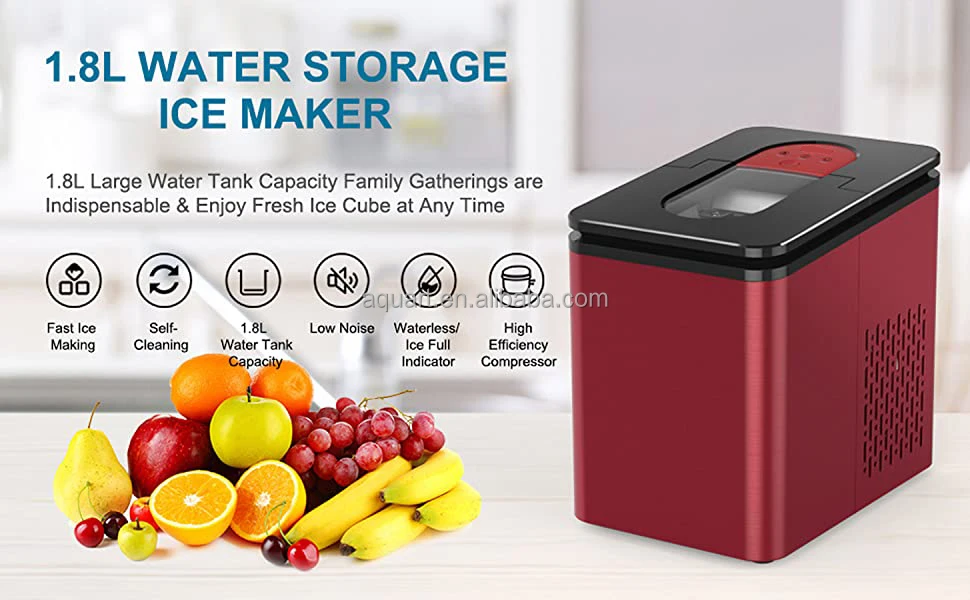 Mini Ice Maker - Portable Ice Cube Machine for Home Use