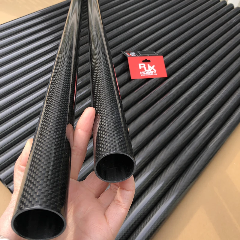 RJX Carbon Fiber Round Tube - High Strength & Light Weight
