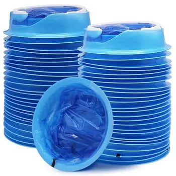 Custom Disposable Blue Emesis Barf Bags Leakproof Vomit Plastic Bags ...