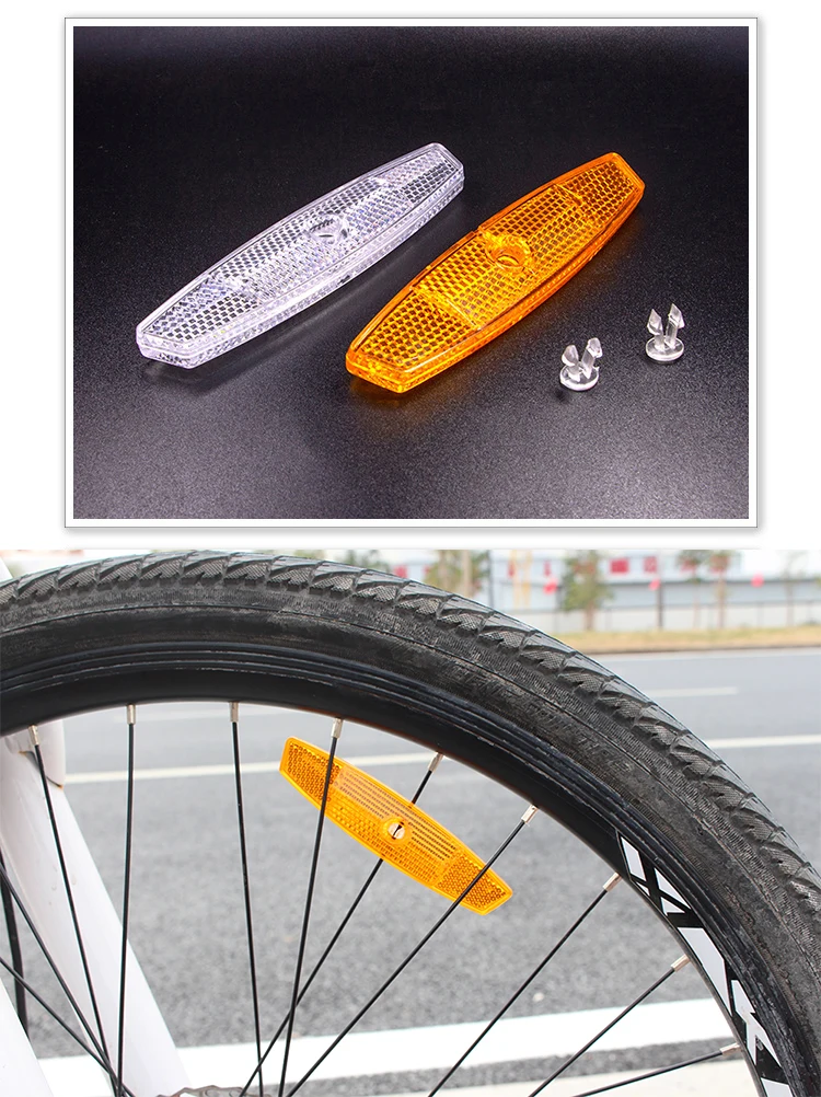 High Intensity Prismatic Spoke Reflectors for Road Safety