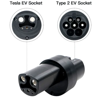 Electric Vehicle Connector Tesla Ev Charging Connector Plug Type 2 Ac ...