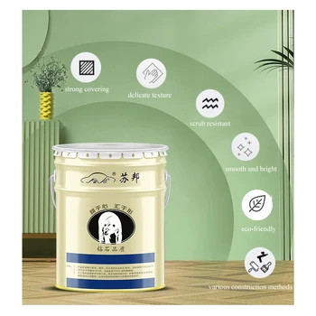 Paint Factory Wholesale Odorless Eco House Painting White Colour ...