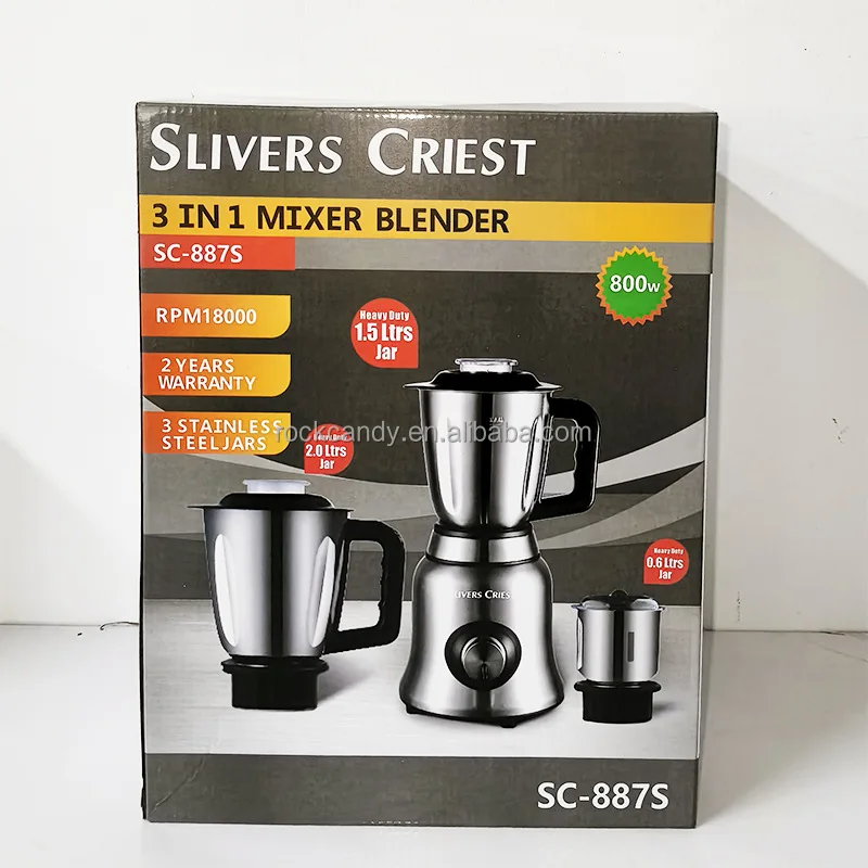 In Stock Kitchen 800W 2.0L 1L 0.6L Countertop Mixer