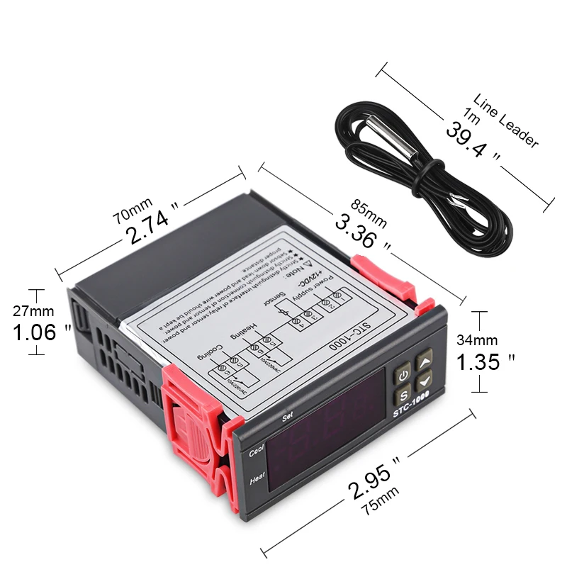 Smart Thermostat STC-1000 for Precise Temperature Control