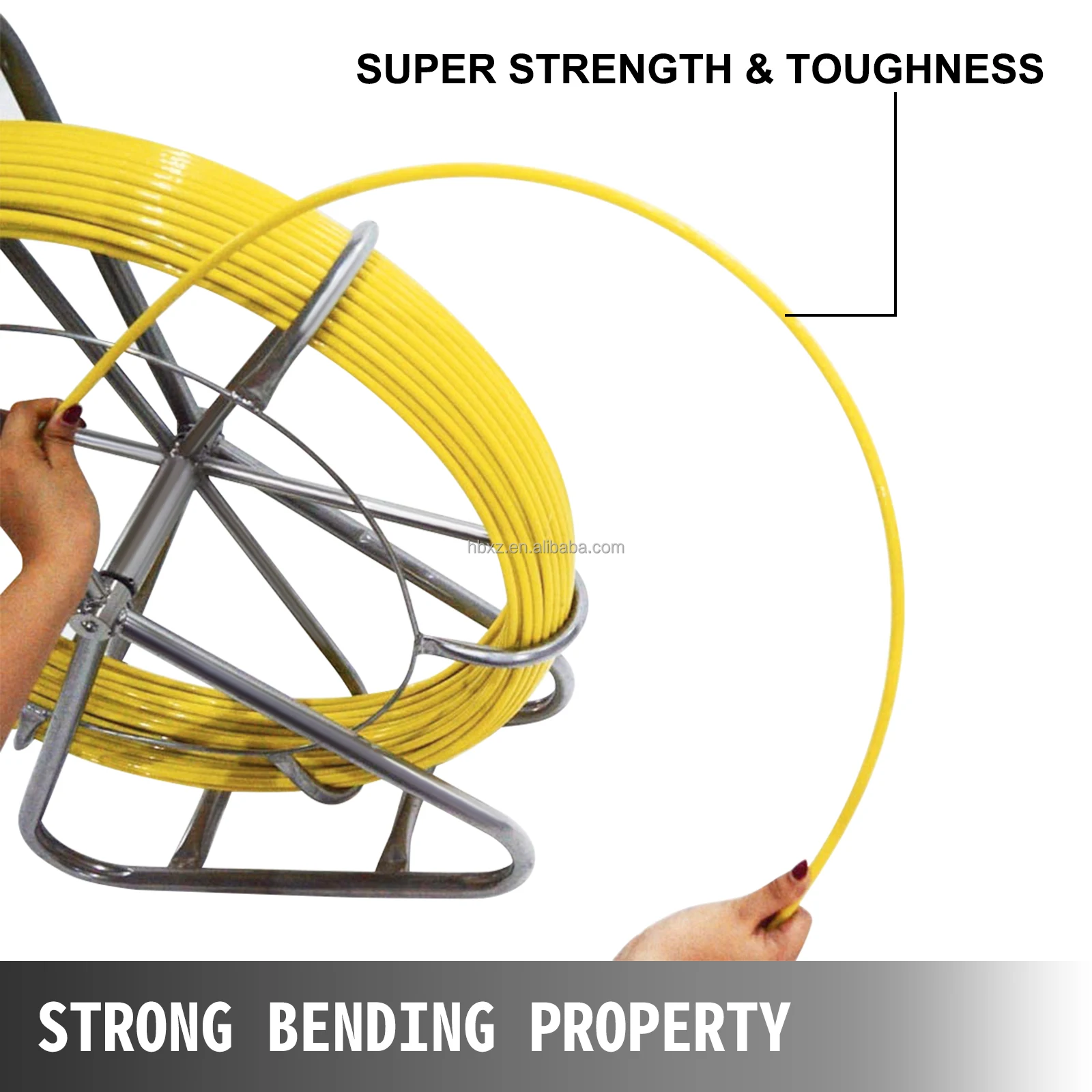 8mm Cable Duct Rodder Fiber Snake Cable Rods Cable Pulling Duct Rodders ...