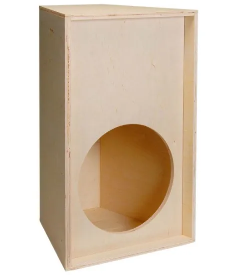 High Quality Wood Subwoofer Cabinet Wooden Empty Box Speaker Audio MDF ...