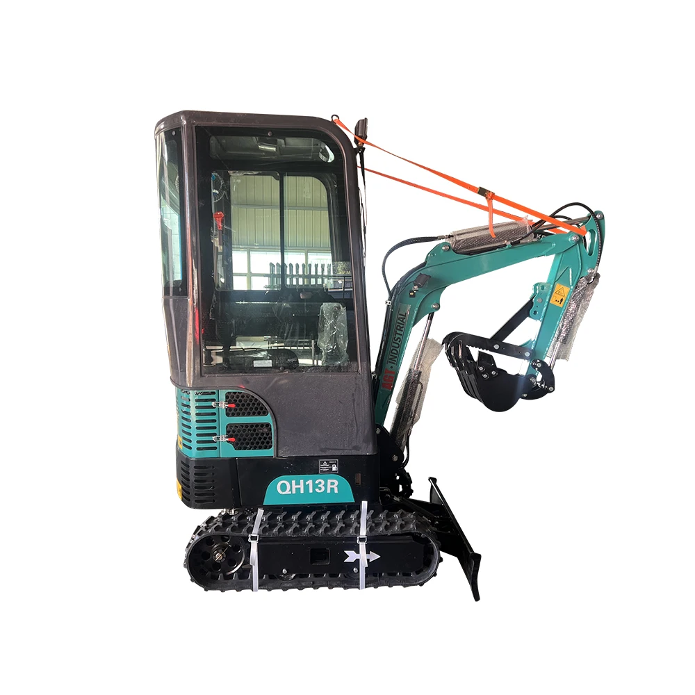 excavator mini 1.2ton rc excavator with cab Gasoline engin mini ...
