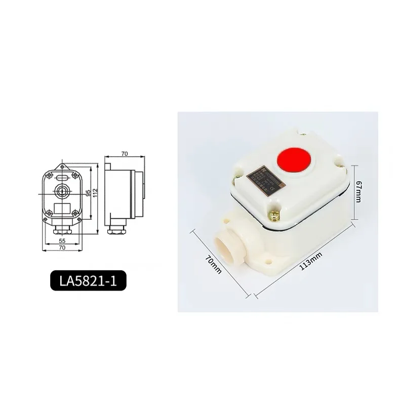 Explosion Proof Pushbutton Box Waterproof Switch Box Explosion Proof Push Button Pushbutton ...