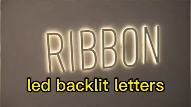 Acrylic Backlit Alphabet Lettering Signs Outdoor Led Decor Advertising ...