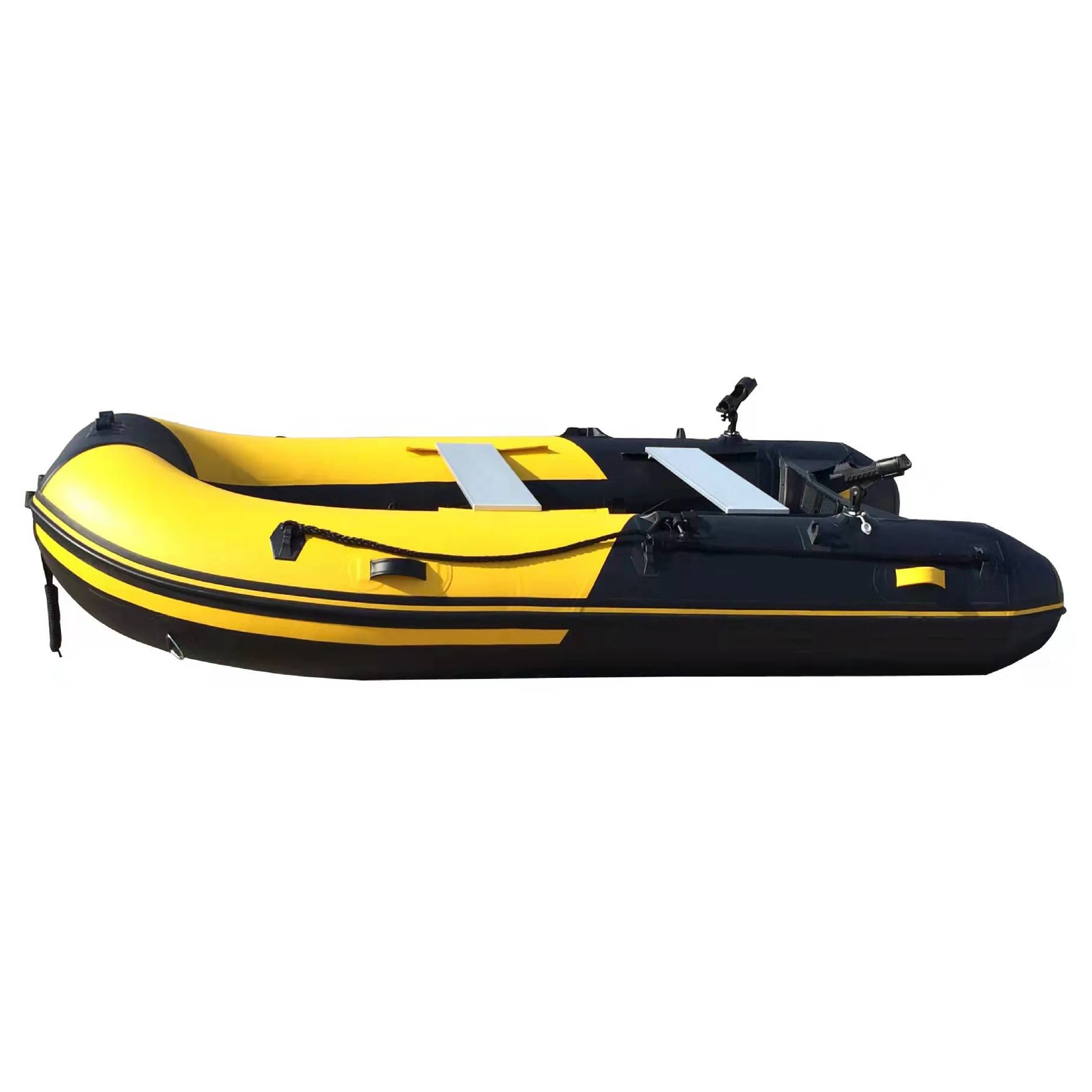 Inflatable Dinghy Boats With Lightweight Floor 4 Person Portable Boat ...