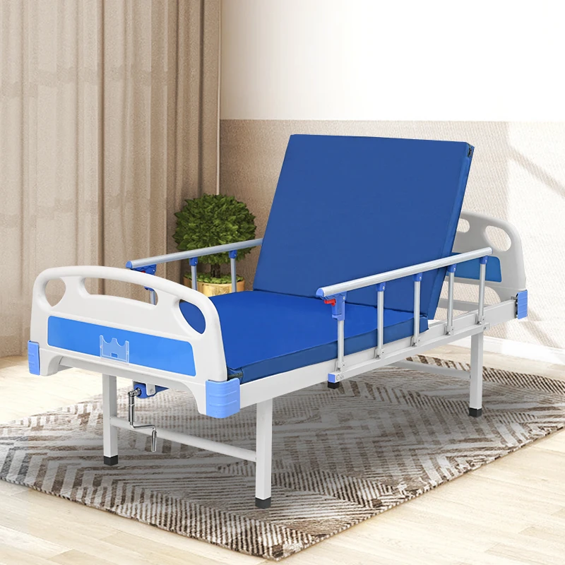 High Quality Metal Clinic Nursing Care Bed ICU Medical Patient Bed ...