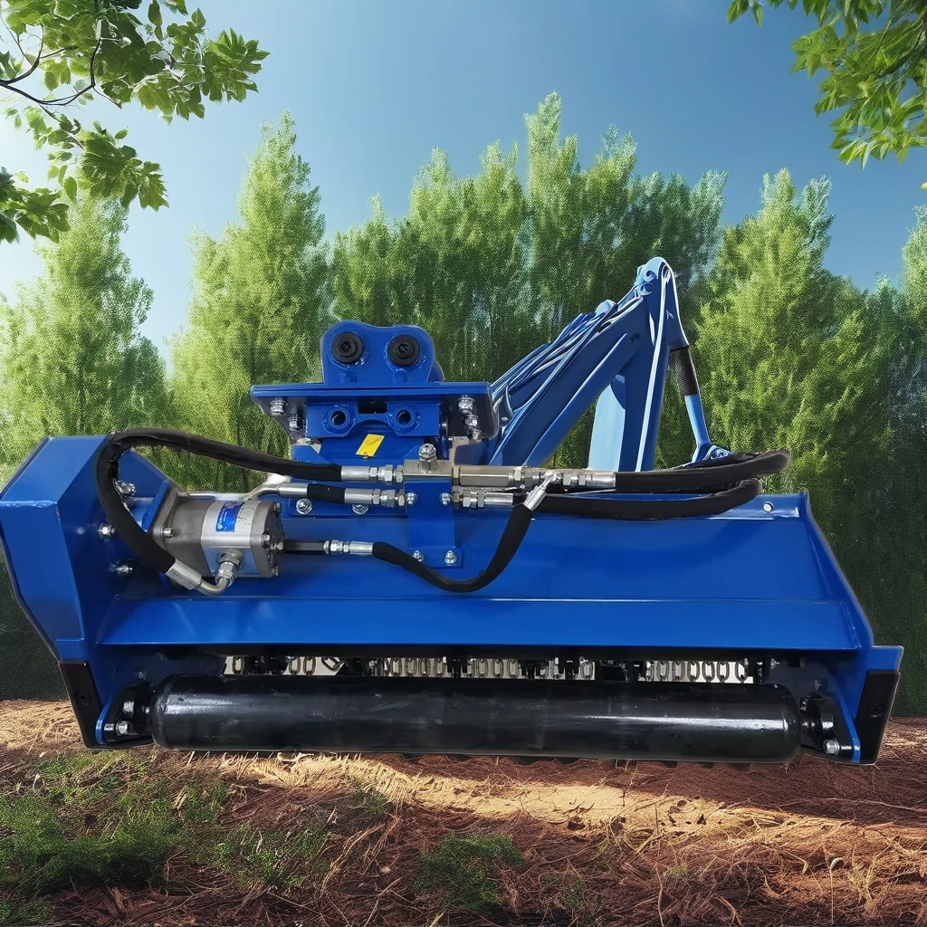 Excavator Mower Weeder Grass Shear Machine Weeding 4-8ton Excavator ...