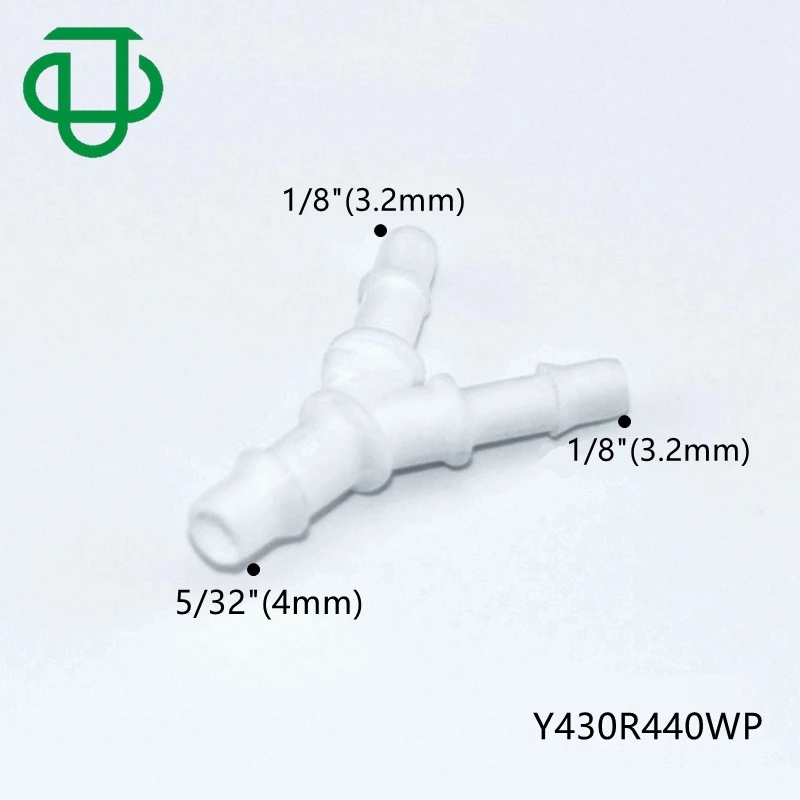 JU Plastic Wye Pipe Fitting - 3 Ways Hose Connector