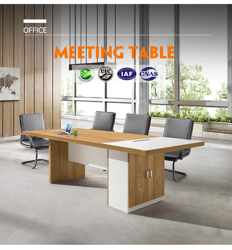 Modern Furniture Office Meeting Table Conference Tables with Cabinet 6 ...