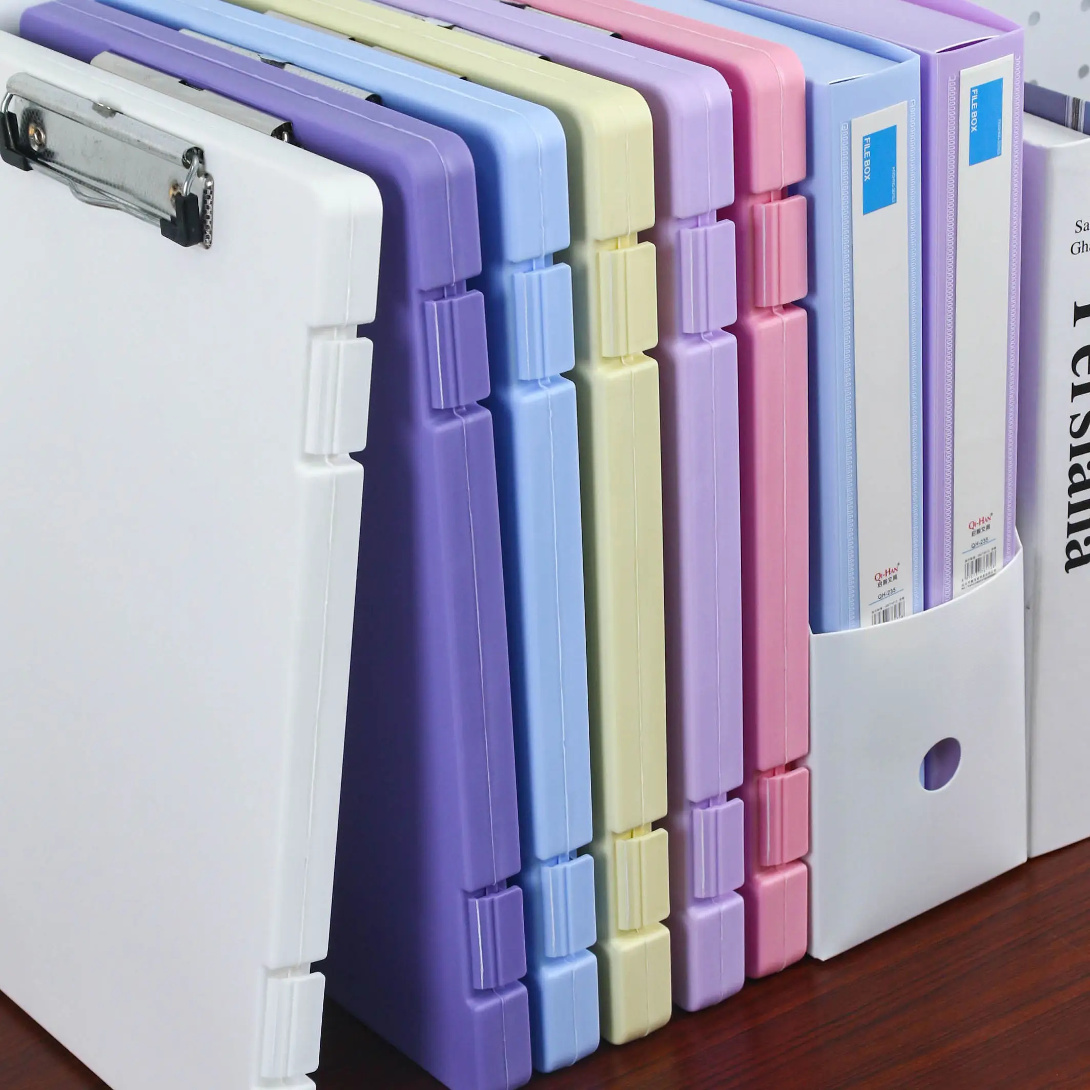 Bview Art Office Accessories A4 Nursing Clip File Plastic File Box ...