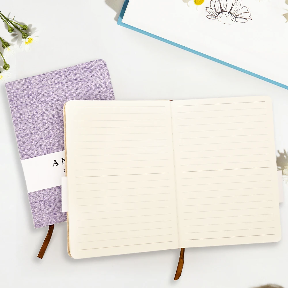 Custom School Diary - Cute A5 Paper Hardcover Linen Notebooks