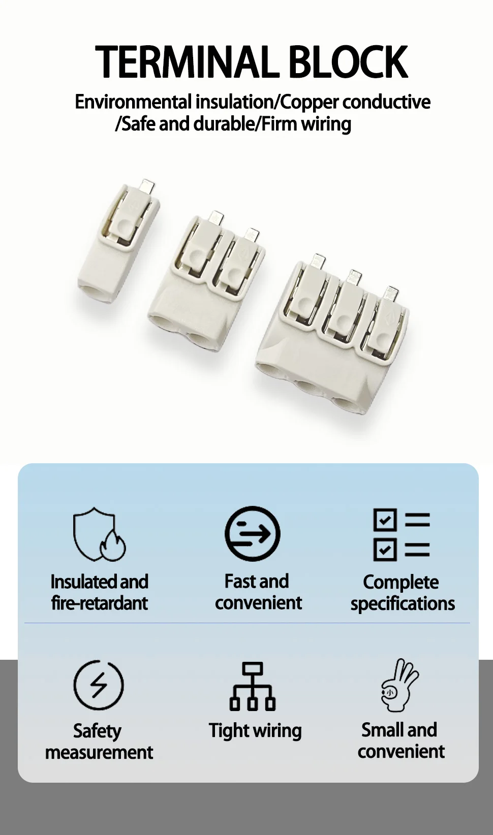 Push Pull 2068 Electric Screw Smd Terminal Block 2 Pin Led Lighting ...