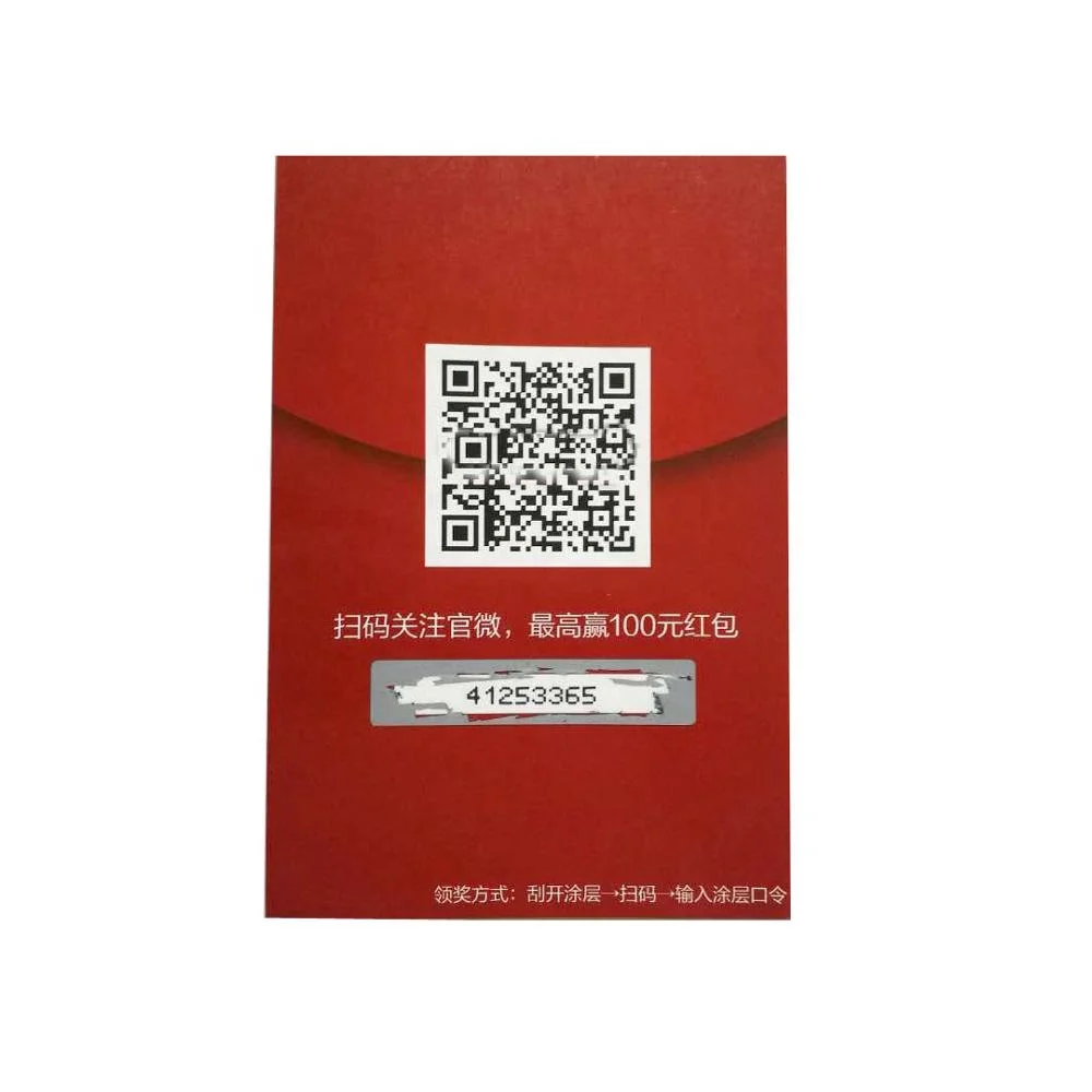 Scannable Qr Code Scratching Scratch Off Custom Scratch Off Lottery ...