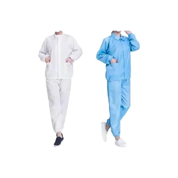Excellent Quality Disposable Lab Coat Cleanroom Suit Stripe Disposable ...