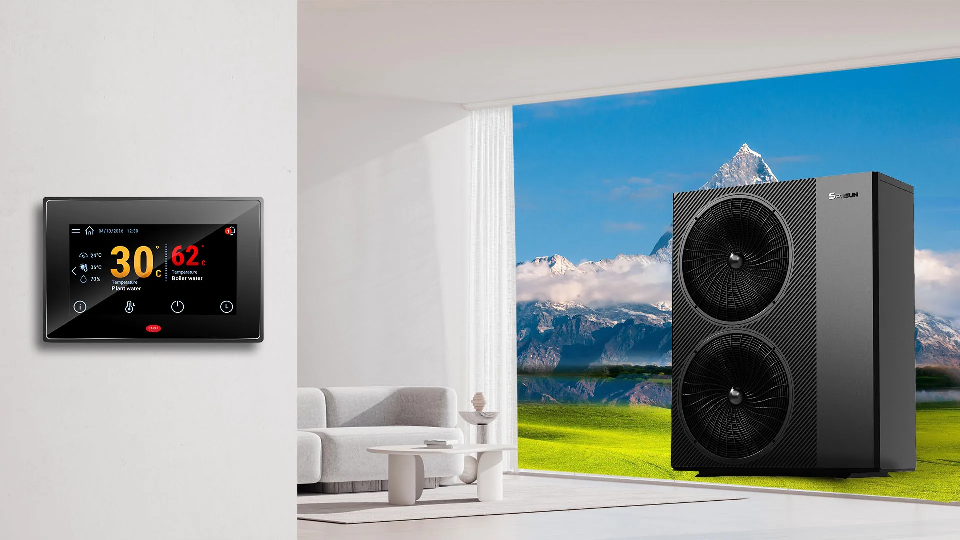 SPRSUN Warmtepompen - Efficient Heating and Cooling