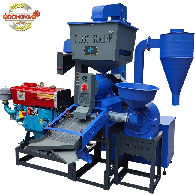 Dongya Agro Combined Commercial Water Cooled Diesel Type Rice Mill ...