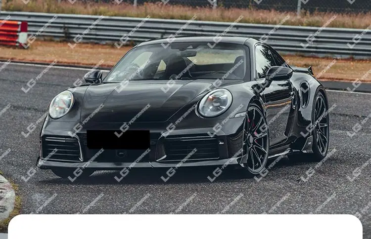 For Porsche 992 Turbo S Upgrade To B Style Body Kits Front Lip Rear Lip ...