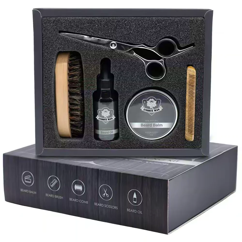 Premium Beard Grooming Kit - Organic, Vegan, Cruelty-free