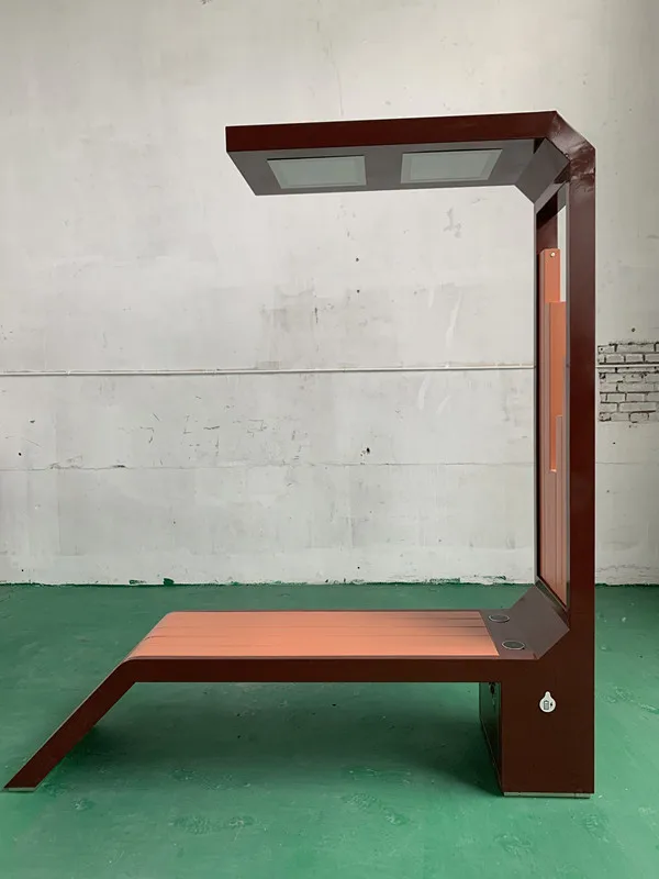 Customized Solar Wireless Charging Smart Park Seat Led Photovoltaic ...