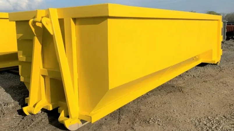 Scrap Containers Recycling Waste Construction Roll On Off Bin Hook Lift ...