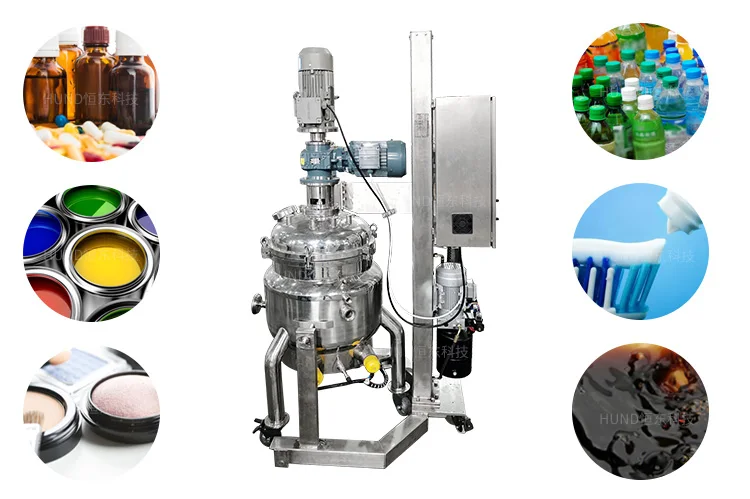High Viscosity Petrolatum Grease Homogenizer Stainless Steel Vacuum ...