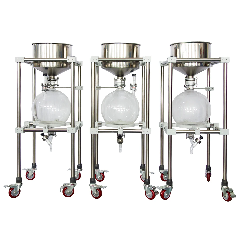 20L Nutsche Filter Stainless Steel Vacuum Canister Filter