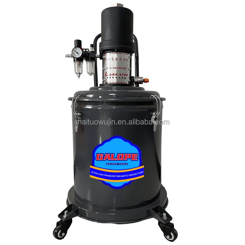 Factory High Pressure Grease Pump Pneumatic 45L Automatic Grease ...
