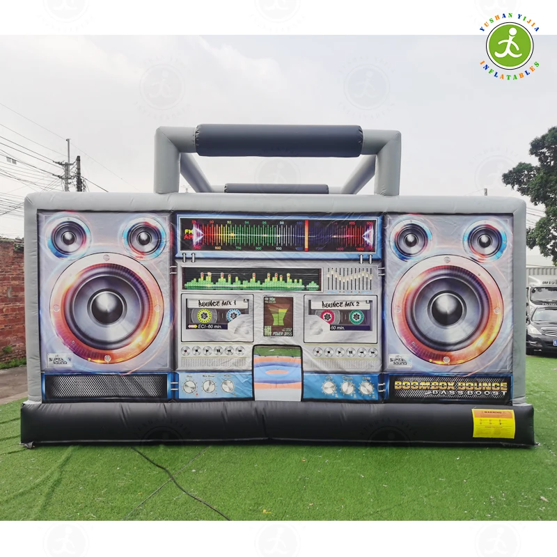 Giant Boom Box Inflatable With a Massive Jumping Area Disco Dance ...