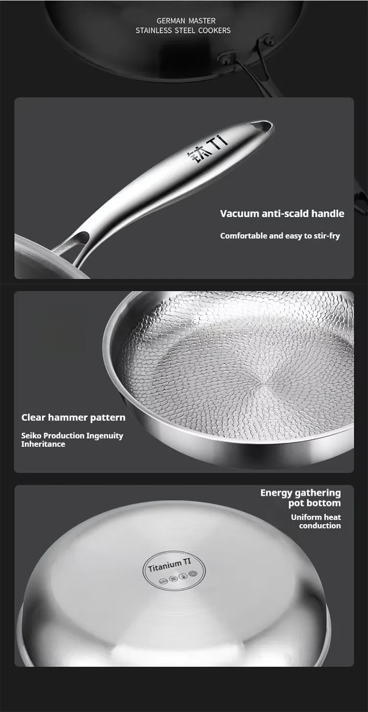 Titanium Frying Pans - Durable, Non-Stick, and Eco-friendly