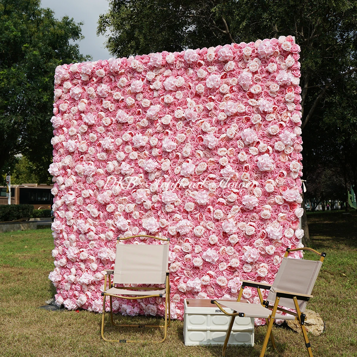 Professional 8x8ft Dkb Flower Centerpiece Cloth Back Flower Backdrop ...