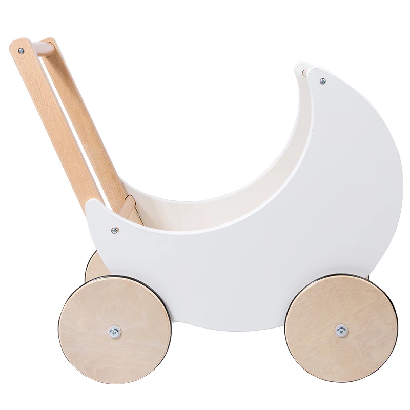 2022 New Arrival Pretend Play Toddler Push Pull Baby Walker White ...