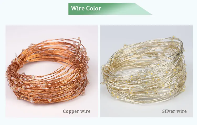 DIY 1000LED Copper Wire 100m Led Fairy Light 8modes Warm White