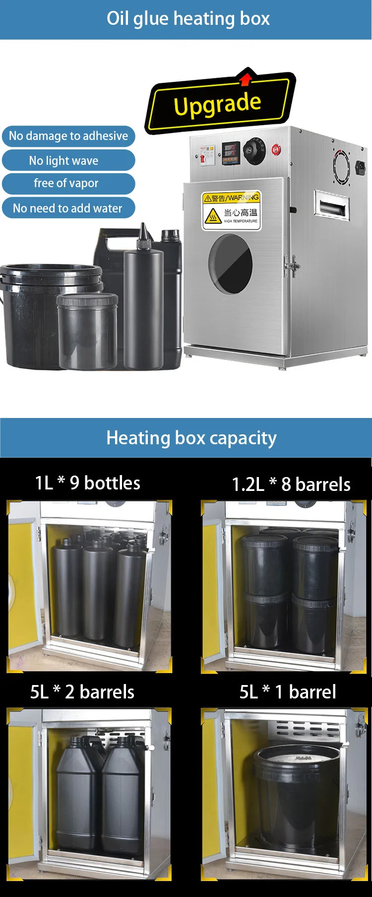 Cabinet Oven Heat Exchanger Temperature Controllable Nail Polish ...