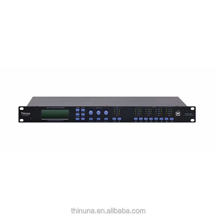 Thinuna DAP-0208 II Professional Audio Processor 2 Input 8 Output Speaker Management System DSP ...