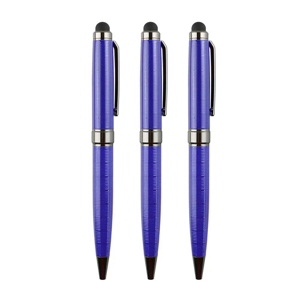 Gemfully Dark Blue Craft Stylus Gel Pen Luxury Engraved Ballpoint Pen ...