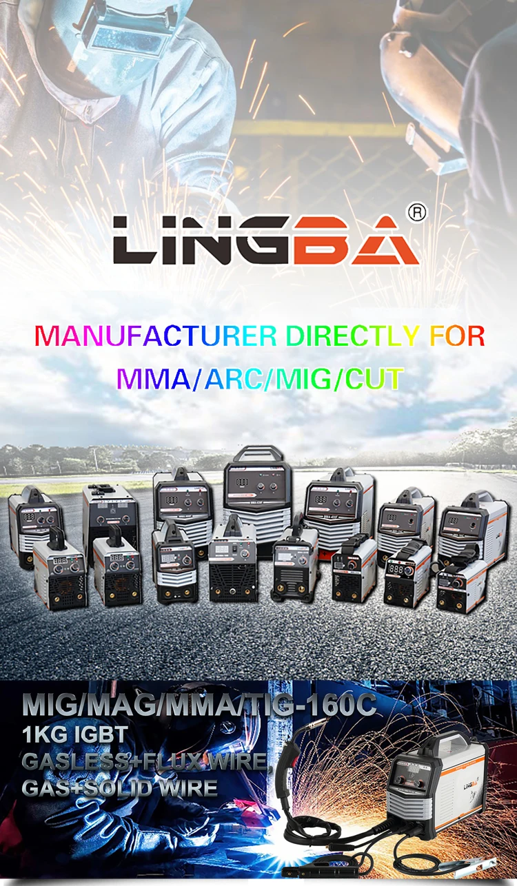 Portable Na Welder Hot Copper Coil Aluminum CO2 MIG Welder