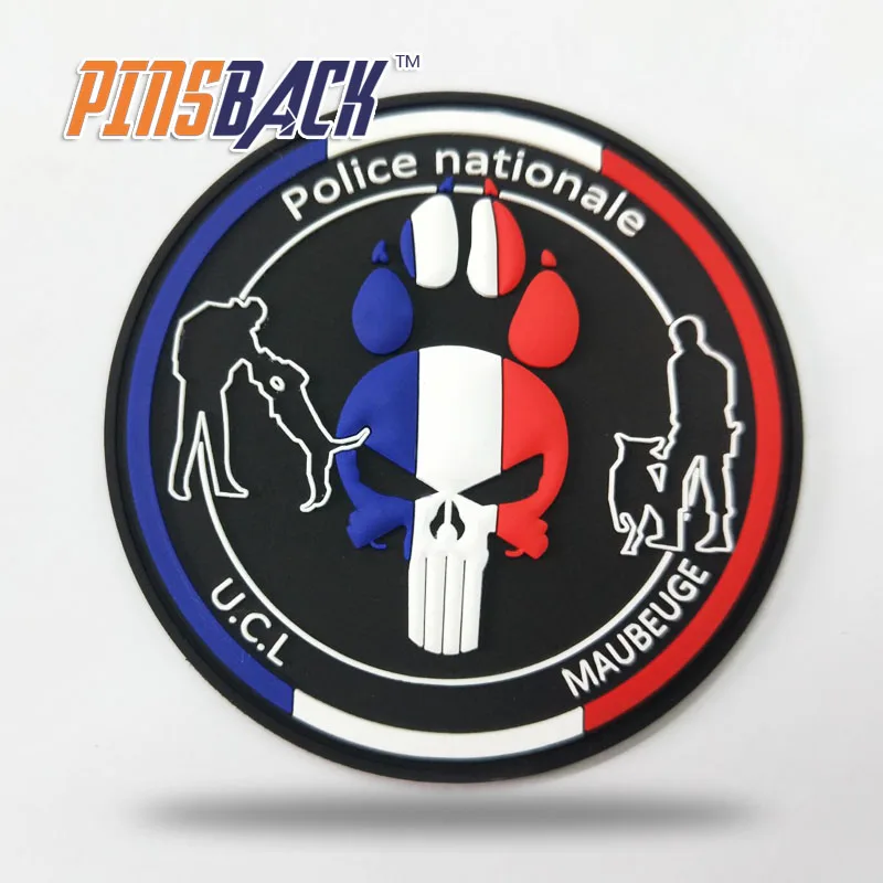 Customized Embossed Patch Logo Silicone PVC 3D Patches