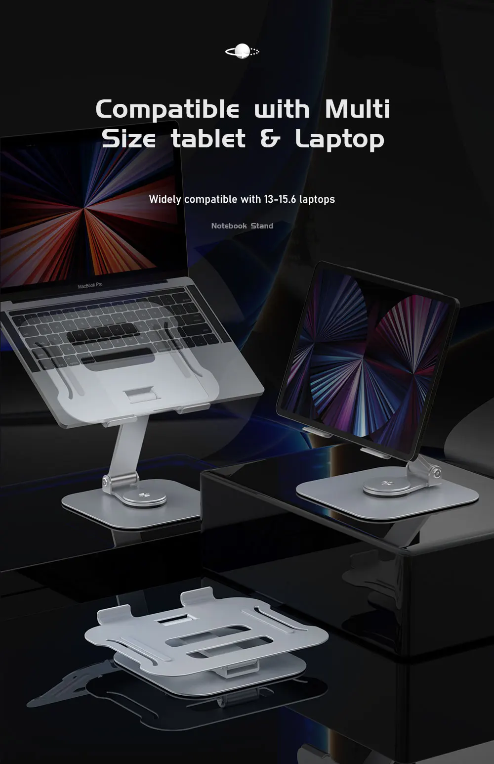 Foldable Macbook Laptop Stand Adjustable Laptop Stand Aluminium ...
